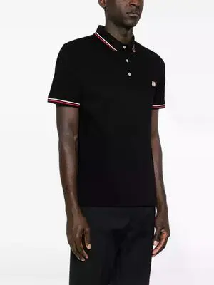 Valentino Garavani Cotton Piqué Polo Shirt With Vlogo Patch