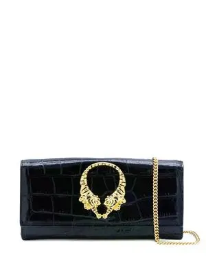 Roberto Cavalli Tiger-motif Crossbody Bag - Black