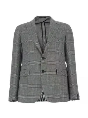 Tagliatore Single-breasted Checked Blazer