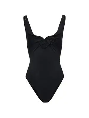 Magda Butrym Flower-detail Swimsuit - Black