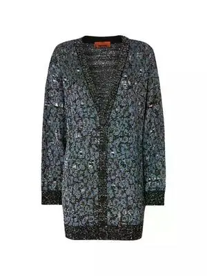 Missoni Buttoned Animal-print Cardigan