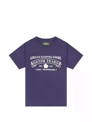 DENIM TEARS Adg T-shirt - Purple
