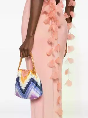 Missoni Wave Silk Drawstring Tote