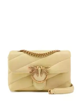 Pinko Love Puff Quilted Shoulder Bag - Neutrals