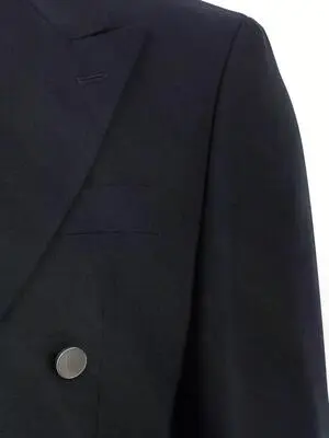 BOSS Double-breasted Wool Blazer