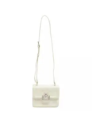 Furla Villa Croc-embossed Shoulder Bag