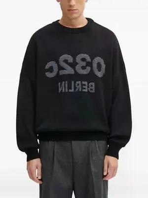 032C Logo-detailed Sweater