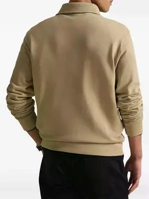 Polo Ralph Lauren Zip Chest-pocket Polo Shirt - Neutrals