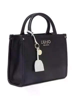 Liu Jo Small Handbag With Charm Detail - Black