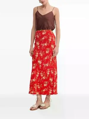 NEVER FULLY DRESSED Floral Long Skirt