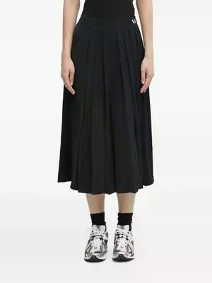 Fred Perry Logo-embroidered Midi Skirt