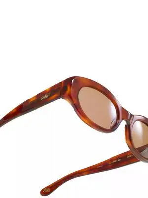 GANNI X Ace & Tate Dakota Oval-frame Sunglasses