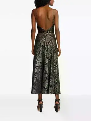 Ralph Lauren Henri Floral V-neck Midi Dress