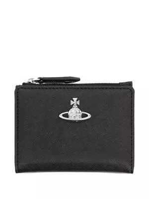VIVIENNE WESTWOOD Orb-plaque Wallet - Black