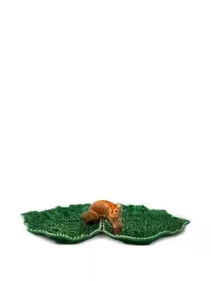 BORDALLO PINHEIRO Fox Leaf Plate - Green