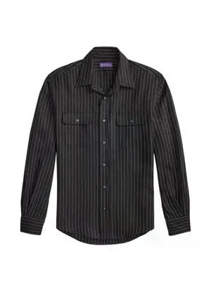 Ralph Lauren Purple Label Pinstripe Pocket Shirt