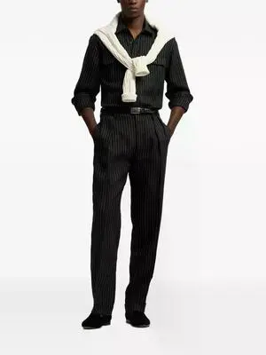 Ralph Lauren Purple Label Pinstripe Pocket Shirt