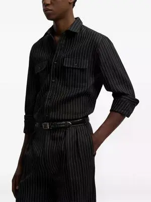 Ralph Lauren Purple Label Pinstripe Pocket Shirt
