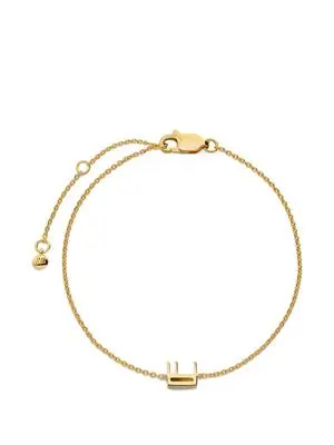 Monica Vinader Initial Chain Bracelet - Gold