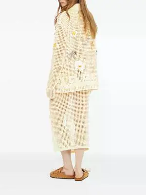Alanui Open-work Embellished Shirt