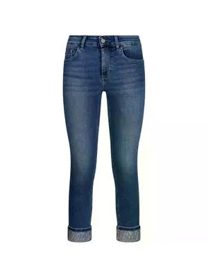Liu Jo Rhinestone-appliqué Five-pocket Jeans
