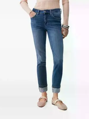 Liu Jo Rhinestone-appliqué Five-pocket Jeans