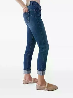 Liu Jo Rhinestone-appliqué Five-pocket Jeans