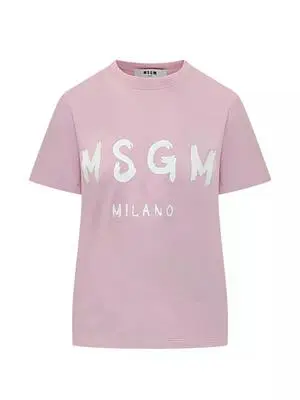 Msgm Logo T-shirts For Women