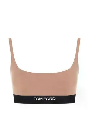 TOM FORD Logo-underband Bra - Neutrals