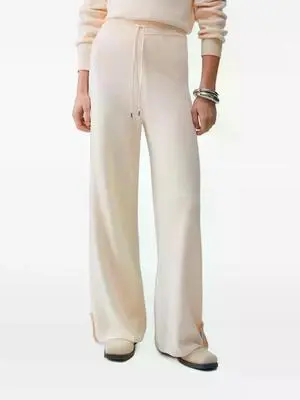 Liu Jo Drawstring-waistband Knit Track Pants - Neutrals