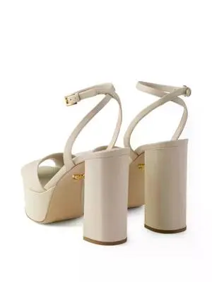 Prada Leather Platform Sandals