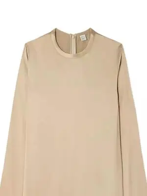 TOTEME Satin Maxi Dress - Neutrals