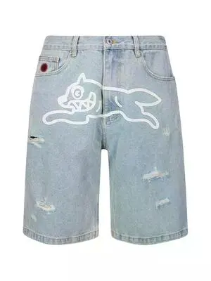 Icecream Distressed Shorts For Men