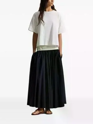 Polo Ralph Lauren Maxi Contrast-waistband Skirt - Blue