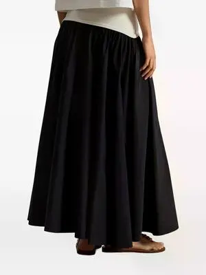 Polo Ralph Lauren Maxi Contrast-waistband Skirt - Blue