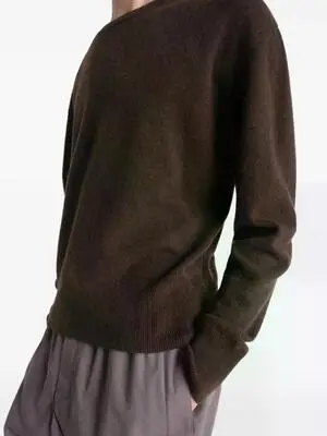 LEMAIRE Crew-neck Sweater - Brown