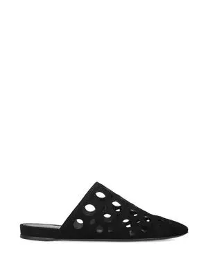 Premiata Cut-out Leather Mules
