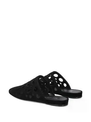Premiata Cut-out Leather Mules