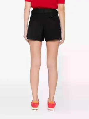 Sacai High-waist Belted Shorts