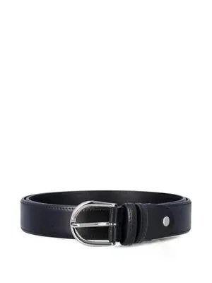 FABRIZIO MANCINI Leather Belt - Black