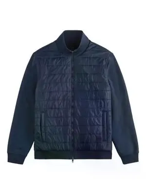 FAY Quilted Zip-up Bomber Jacket