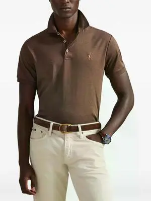 Polo Ralph Lauren Embroidered Polo Shirt - Brown