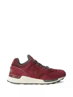 Polo Ralph Lauren Round-toe Lace-up Sneakers - Red