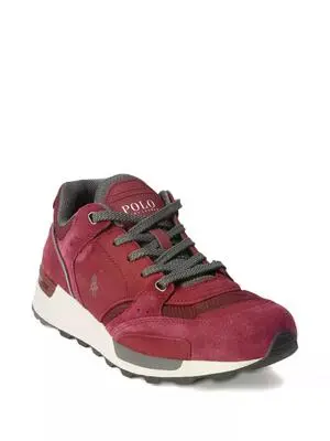 Polo Ralph Lauren Round-toe Lace-up Sneakers - Red