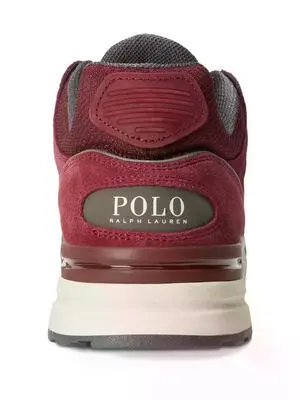 Polo Ralph Lauren Round-toe Lace-up Sneakers - Red