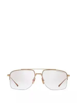 Dita Square-frame Eyeglasses - Gold