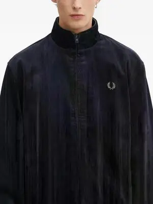 Fred Perry Logo-embroidered Corduroy Jacket
