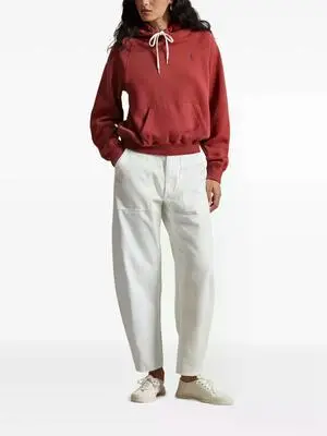 Polo Ralph Lauren Logo-detail Hoodie - Red