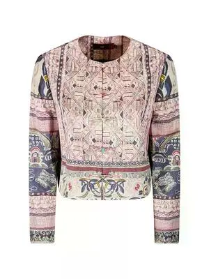 HUI HUI Geometric-print Jacket