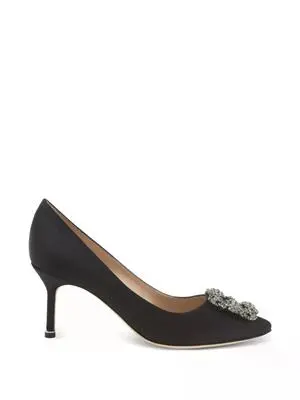 Manolo Blahnik Embellished Heel Pumps